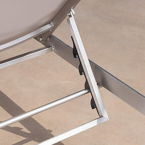 Christopher Knight Home Cape Coral Gray Outdoor Mesh Chaise Lounges, 2-Pcs Set, Gray