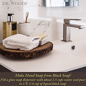 Dr. Woods Raw Moisturizing Black Coconut Papaya Soap with Organic Shea Butter, 8 Ounce