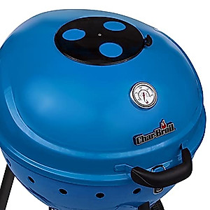 Char-Broil 21302145 Kettleman TRU-Infrared Charcoal Kettle Grill, Blue