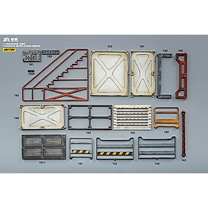 HiPlay JoyToy Science-Fiction Theme Scene Base for 1/18 Scale Action Figures-1/18 Mecha Depot: Watching Section JT0821