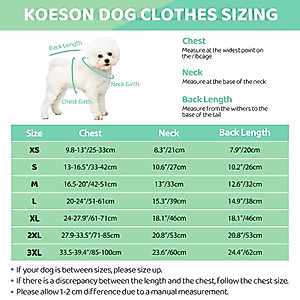 KOESON Dog Recovery Suit, Spay Suit for Female Dogs with Pee Hole Pet Surgical Recovery Suit Dog Cone Alternative, Dog Surgery Recovery Suit Anti Licking Pet Bodysuit for Abdominal Wound Hedgehog XS