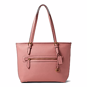 COACH Polished Pebble Leather Taylor Tote Bubblegum One Size