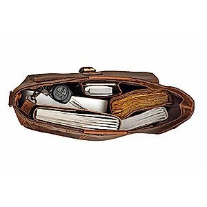 Genuine Leather Shoulder Tote Bag for Women Large Bucket Style Handbag Work Purse Tote Shoulder Bag for Women Satchel Handbag with Top Handles