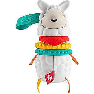 Fisher-Price Click Clack Llama, Baby Take-Along Activity Toy