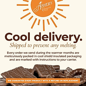 Asher's Sugar Free Chocolate Candy Assortment - Kosher, Keto, Milk & Dark Chocolates (15 pieces, 8 oz.)
