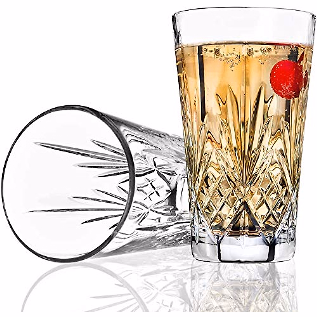 Le'raze [Set of 6] Heavy Base Shot Glass Set, 2-Ounce Shot Glasses for Scotch, Whiskey, Tequila, or Vodka, 6-Pack