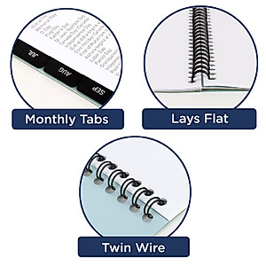 AT-A-GLANCE 2024 Monthly Planner, 9" x 11", Large, Contemporary Lite, Sky Blue (7026XL3824)