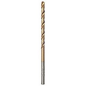 Irwin Tools - 63708 63908 Single Titanium Nitride Coated High-Speed Steel 135-Degree Split Point Drill Bit, 1/8"