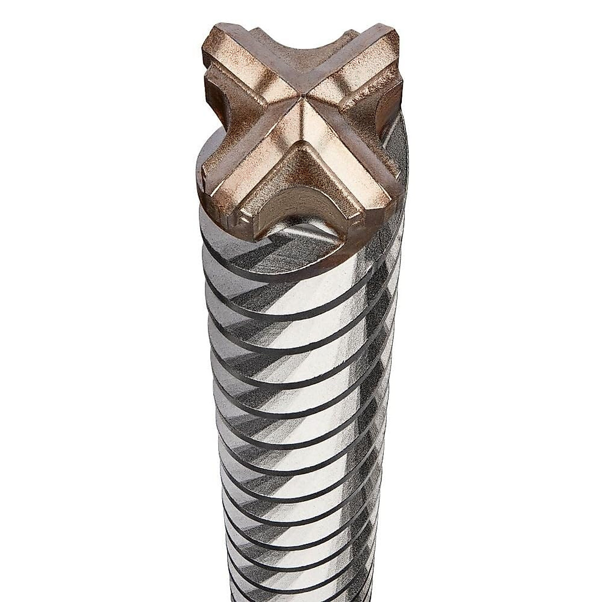 DEWALT SDS Max Bit for Rotary Hammer, 1-Inch x 31-Inch x 36-Inch, 4-Cutter (DW5820), Silver metallic