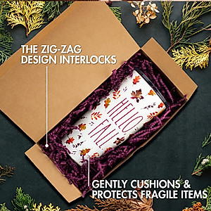 MagicWater Supply Crinkle Cut Paper Shred Filler (4 oz) for Gift Wrapping & Basket Filling - Burgundy