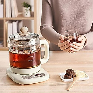 Electric kettle 1.5L capacity glass health pot Multifunctional flower teapot Automatic electric stew bird's nest pot electric kettle