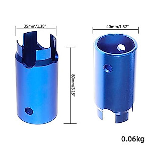 Fiarfiar Convenient and Durable Keys Modules Extractor Lock Sleeve Socket for W129 W140 W202 W210 W220 W203 W209 Removal Tool