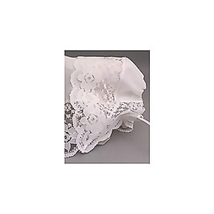 Glorious Lace Keepsake Irish Handkerchief Bonnet