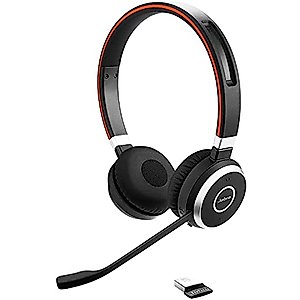 Jabra Evolve 65 MS Wireless Stereo Headset (Renewed)