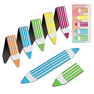 BACORFEA Magnetic Bookmarks - 10 Pieces Markers Bookmarks for Women,Men,Kids,Book Lovers Gifts, Book Marks for Students Teachers Reading