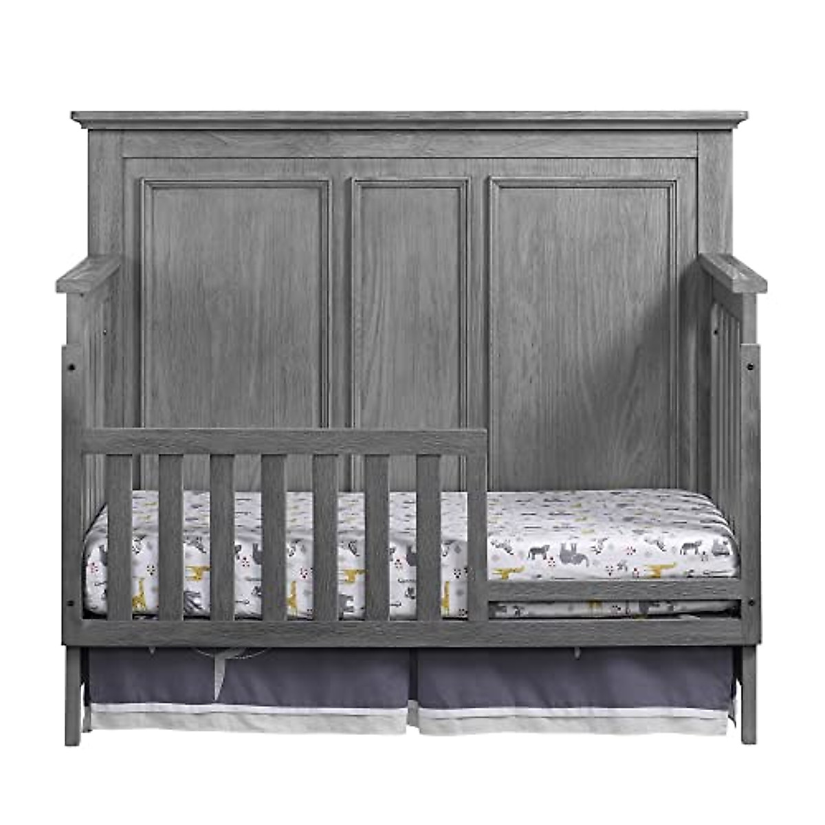 Oxford Baby Kenilworth 4-in-1 Convertible Crib, Graphite Gray, GreenGuard Gold Certified