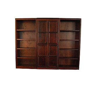 Concepts In Wood Overstock WKT3072 3-Piece Wall and Storage System, 15 Shelves Cherry Finish