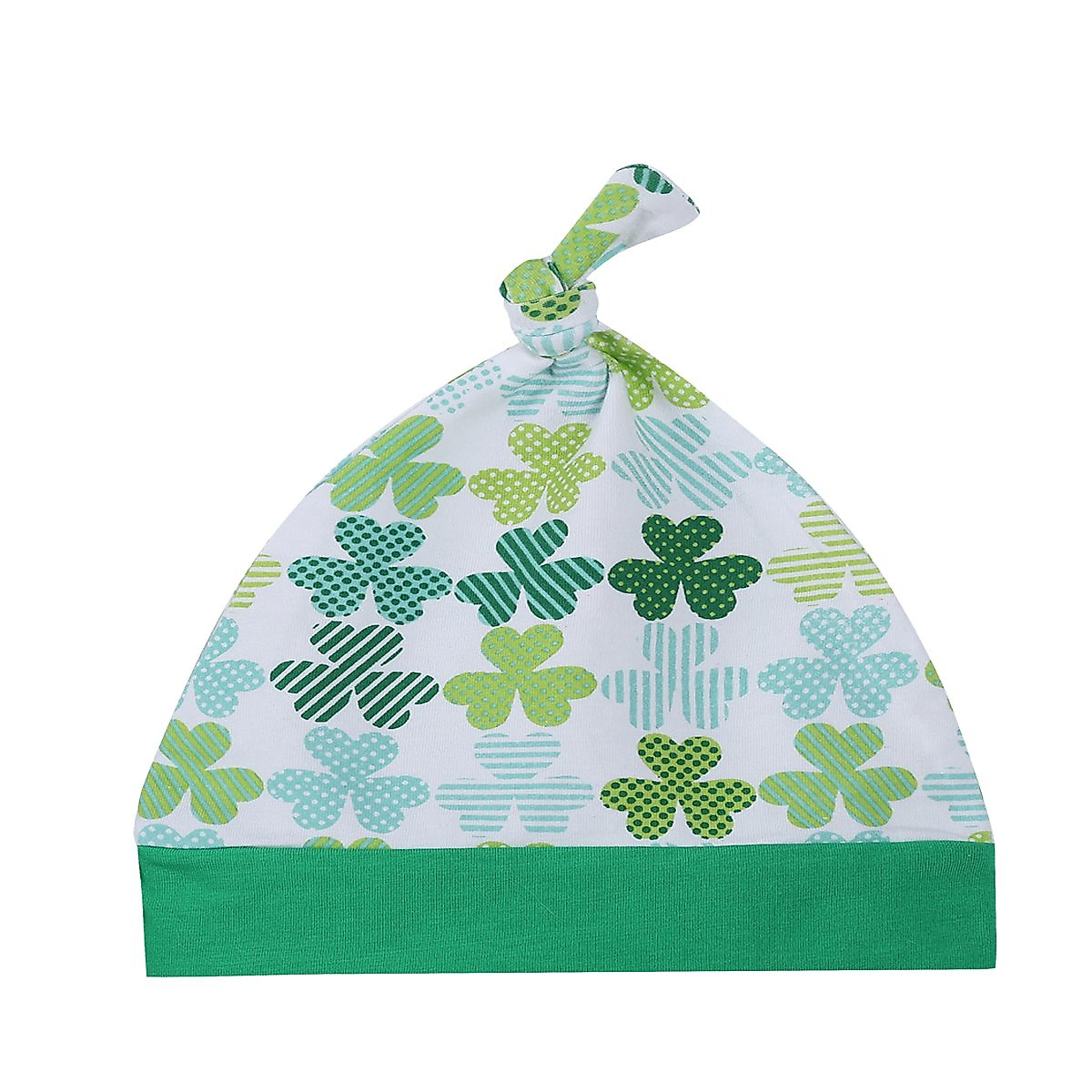 bakjuno Baby Boys Girls Cute ST Patrick's Day Outfit Clover Pants with Hat(0-3 Months) Green