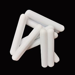 Magnetic Stirrer Stir Bars, Diameter 0.32 inch (8 mm), Length 2 inch (50 mm), 5 Pieces