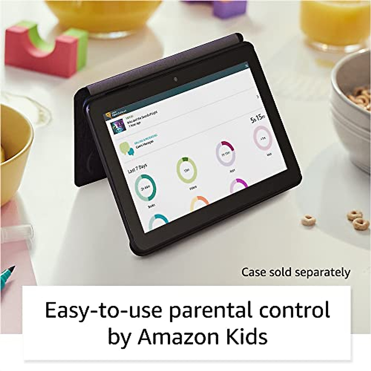 Amazon Fire 7 tablet (newest model) 7” display, read and watch, under $60 with 10-hour battery life, 16 GB, Rose
