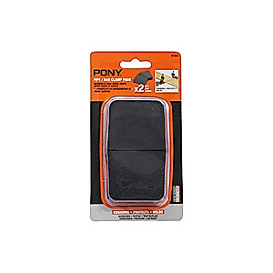 Pony Jorgensen 7456 Cushion Clamp Pads (4-Pack), Black