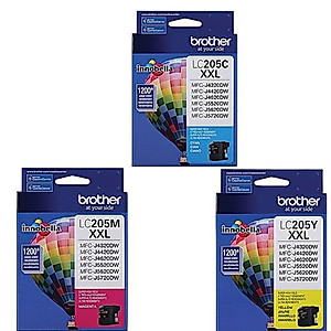BROTHER LC2053PKS C/M/Y ORIGINAL INK,SUPER High-Yield