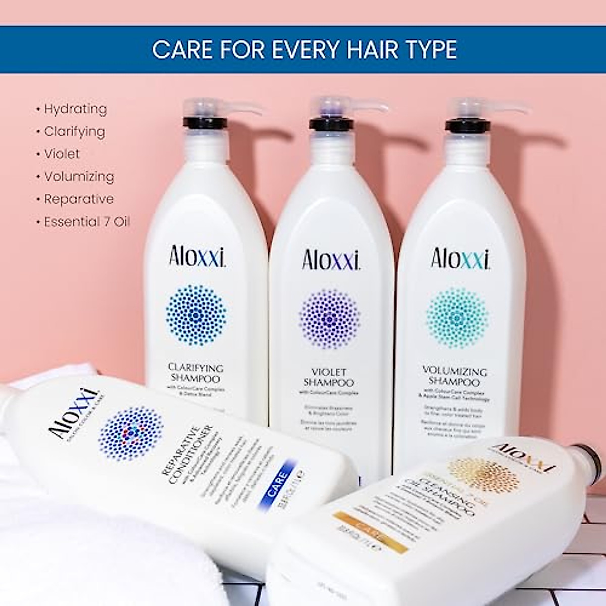 ALOXXI Clarifying Shampoo for Color Treated Hair - Removes Residue and Build-Up from Hard Water - Sulfate & Paraben Free Shampoo - Detox Shampoo for Deep Cleansing, 10.1 Fl Oz