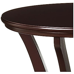 Frenchi Furniture Table, L 19.70 inch x W 19.70 inch x H 25.80 inch, Espresso
