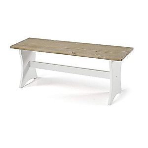 Linon Home Decor Sadie Antique White Nook