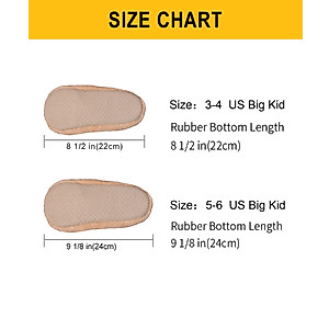 VAGUKU Boys House Slippers With Non Skid Bottoms, Cute Animal Slipper Socks With Grippers For Big Kids, Cozy Soft Sole Warm Fuzzy House Shoes(Astronaut,5-6)