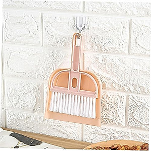 Gogogmee 6 Sets Pet Broom Tiny Keyboard Tiny Dustpan and Brush Desktop Cleaning Broom Household Brooms Desktop Cleaning Tools Mini Broom and Dustpan Cage Cleaner Household Cleaning Brush Pp