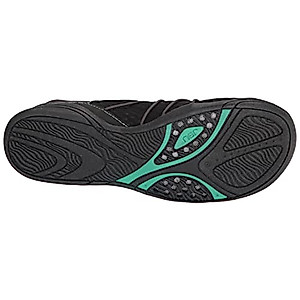 JBU by Jambu Women's Storm Water Ready Shoe, Black/Teal, 11