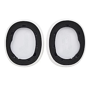 Live 650 BTNC Ear Pads Cushion, MOLGRIA Replacement Earpads for JBL Live 650 650BTNC 660BTNC Wireless Bluetooth Noise Canceling Headphones. (White)