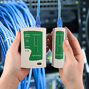 Solsop Pass Through RJ45 Crimp Tool Kit Ethernet Crimper CAT5 Cat5e Cat6 Crimping Tool Kit