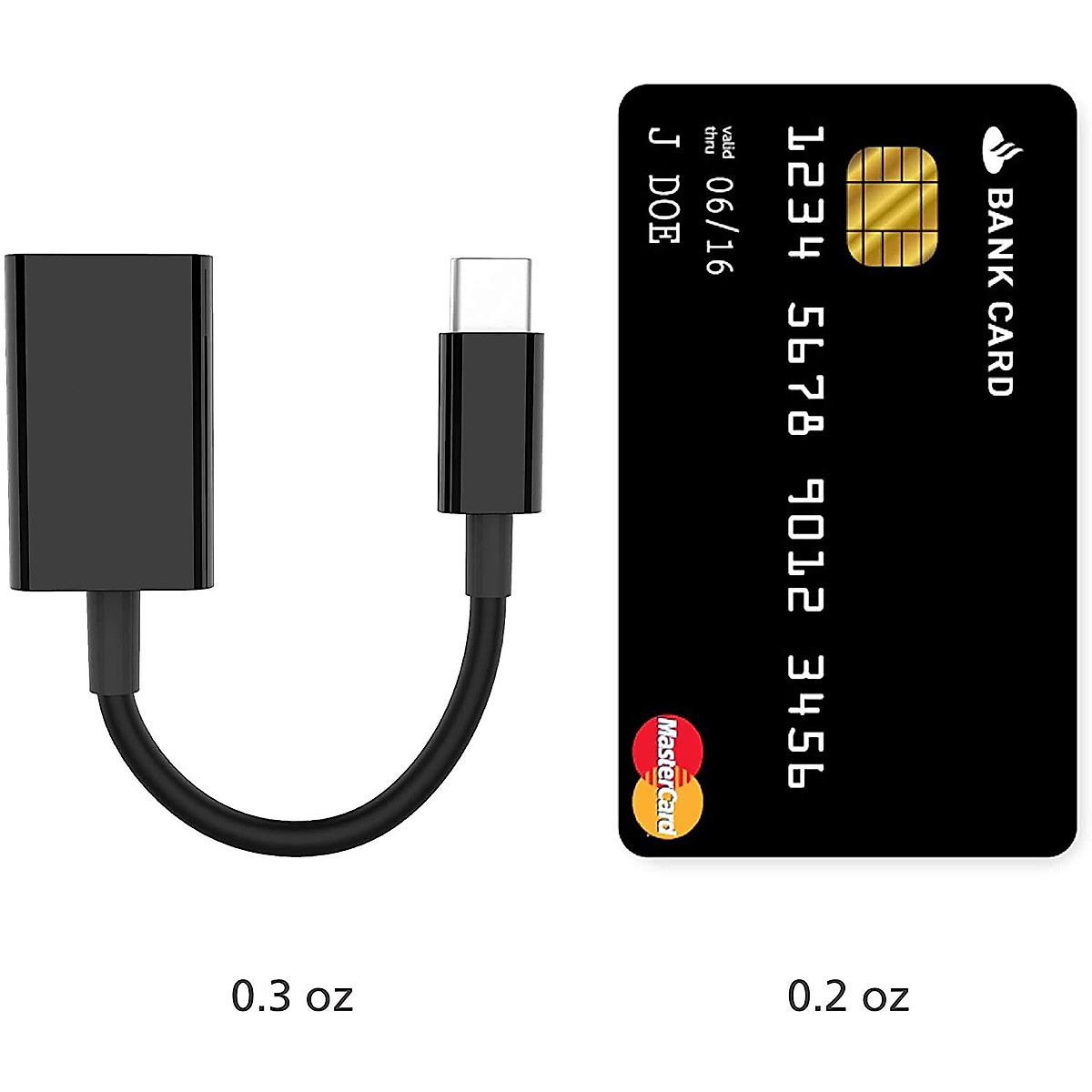 Master Cables OTG USB C Adapter Cable Compatible with Amazon Fire 10 and Later Models Using A USBC Port,- On The Go USB C to Female USB Adapter