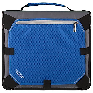 Five Star Zipper Binder, 2 Inch 3 Ring Binder, Expansion Panel, Durable, Color Selected For You, 1 Count (29052)