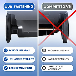 PLASTIC PRINCE 50 Gallon Rollout Trash Can with Lid, Commercial Heavy-Duty Whelled Outdoor Garbage Can, Gray