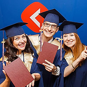 2PCS 2023 Graduation Tassels, 2023 Year Graduation Tassel with Gold 2023 Year Charm, Graduation Hat Decoration Tassel for Graduates, 2023 Tassel for Graduation Party Ceremonies Gift(Maroon and White)