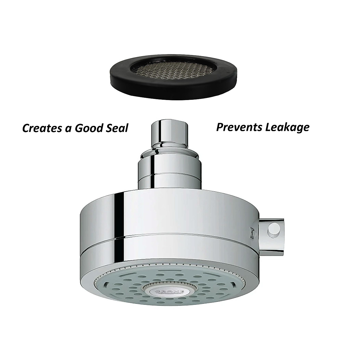 AUXBC 1Inch 8PCS Shower Filter Gaskets+8PCS Rubber Washers, Seal Faucet Washers, O Ring Hose Gasket Filter Net Shower Head Gasket Rubber Washer for Water Faucet Shower Garden Hose Connector