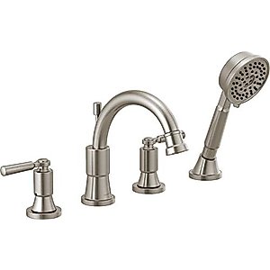 Peerless PTT4523-BN Westchester Roman Tub Trim Kit with Hand Shower, Brushed Nickel