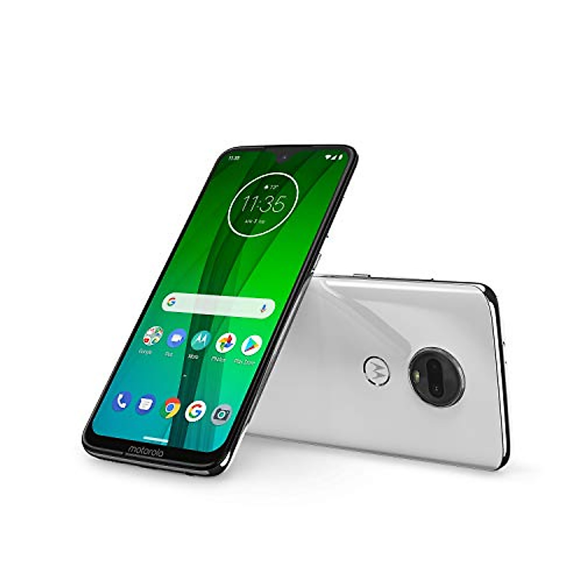 Moto G7 – Unlocked – 64 GB – Clear White (US Warranty) - Verizon, AT&T, T-Mobile, Sprint, Boost, Cricket, & Metro