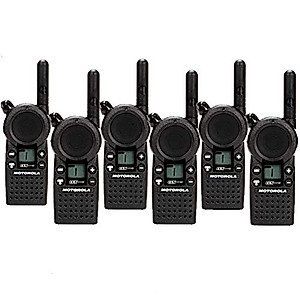 6 CLS1110 - UHF 1 Watt 1 Channel Radios & 1 56531 6 Radio Charger by Motorola Solutions - Intended for Business Use