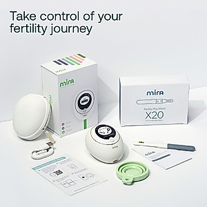 Mira Fertility Plus Wands, Ovulation Test Strips for Women, Accurately Monitor and Detect Ovulation at Home, Track LH and E3G Hormones, Use with Digital Mira Fertility Monitor Kit + App, 20 Tests