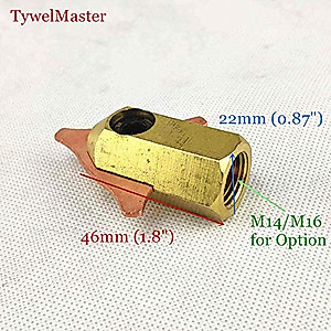 Kamas Washer Hook Triagne Dent Puller Electrode Chuck Dent Pulling Stud Welder Spot Welding Spotter Triangle Pad Kit - (Ships From: China, Diameter: M14)