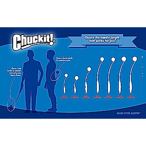 Chuckit! Pro 25M Dog Ball Launcher, 25" Length, Includes Medium Ball (2.5") For Dogs 20-60 Pounds