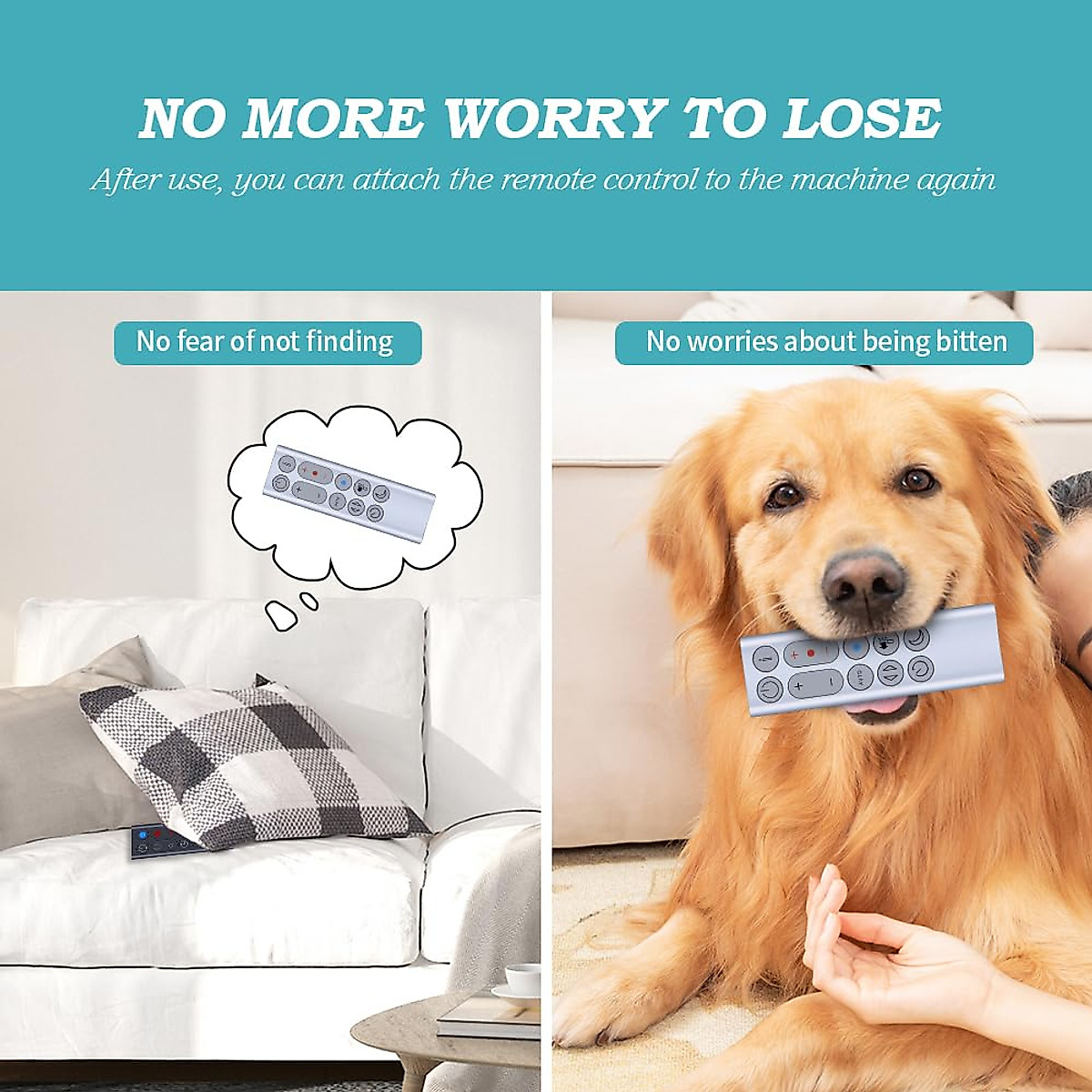 HP04/HP05/HP06/HP09 Remote Control for Dyson Hot + Cool Fan Heater Tower,ABS Material for Dyson Remote Control Replacement