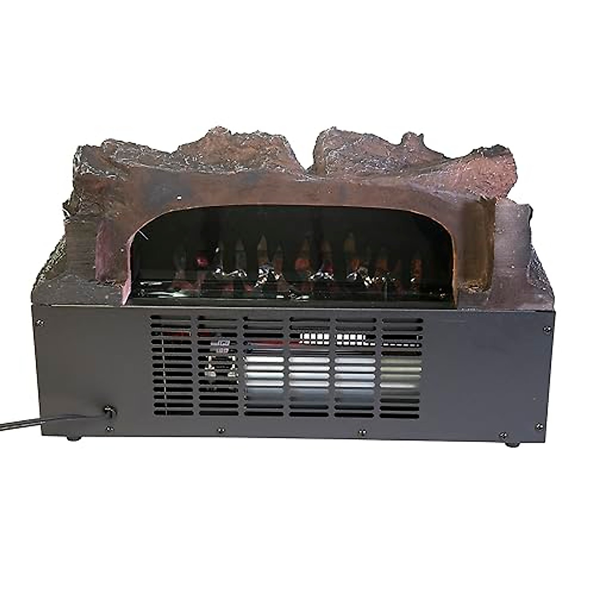 Comfort Glow ELCG251 Electric Log Heater Insert with Flame Projection 5,120 BTUs , Black