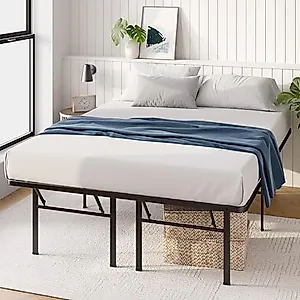 ZINUS SmartBase Heavy Duty Mattress Foundation, 18 Inch Metal Platform Bed Frame, No Box Spring Needed, Sturdy Steel Frame, Underbed Storage, King