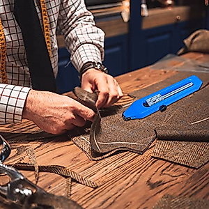 wisuwore Contour Gauge Scribe Tool, Precisely Copy Irregular Shape Duplicator, Adjustable Lock Woodworking Measure Ruler for DIY Handyman, Construction, Carpet, Tile Laying