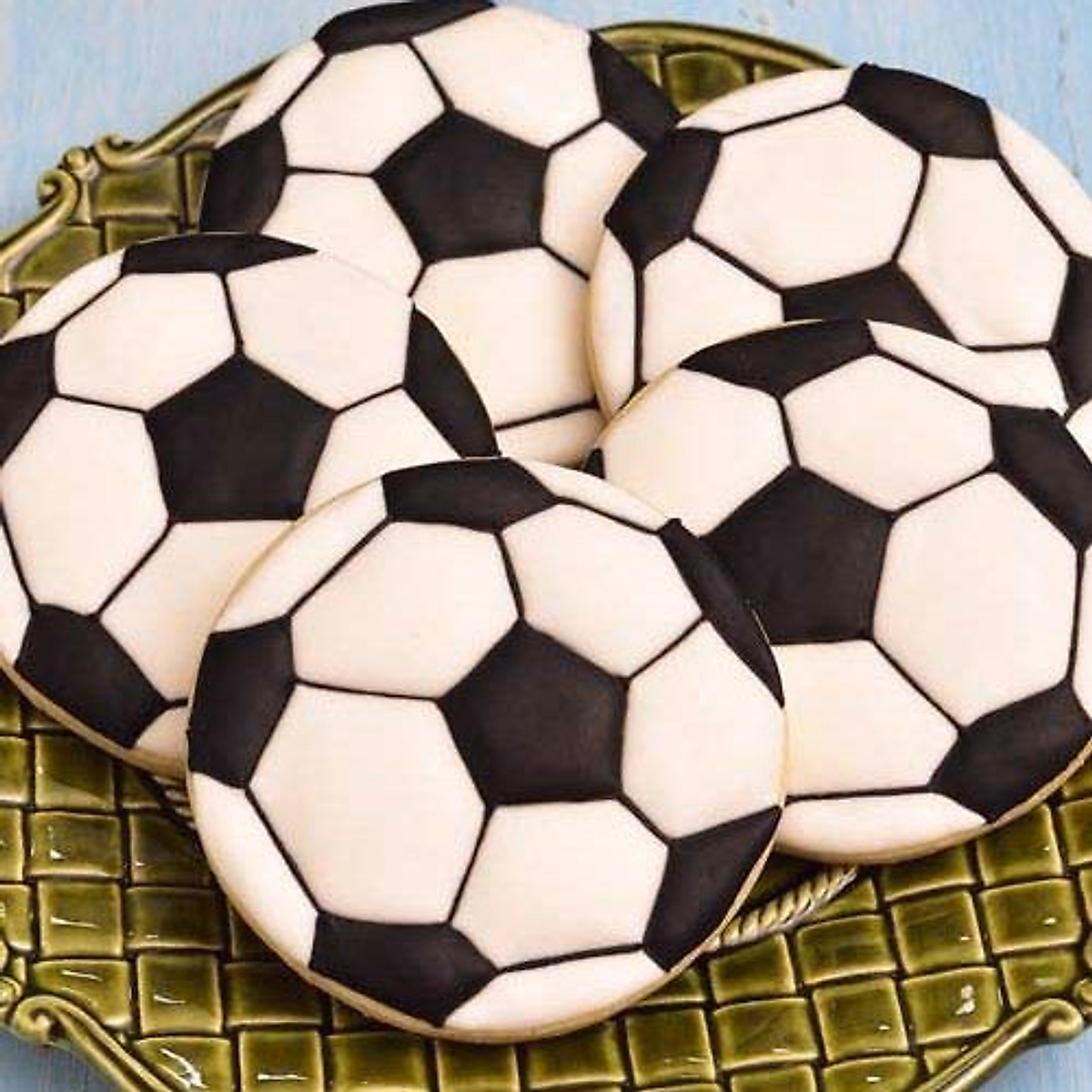 Antallcky Round Cookie Cutter Set-5 pcs Stainless Steel Circle Biscuit Molds Fondant Cake Cookie Cutter Set Pastry Heavy Duty Ring Mold-4,3.6,3.2,2.8,2.4in